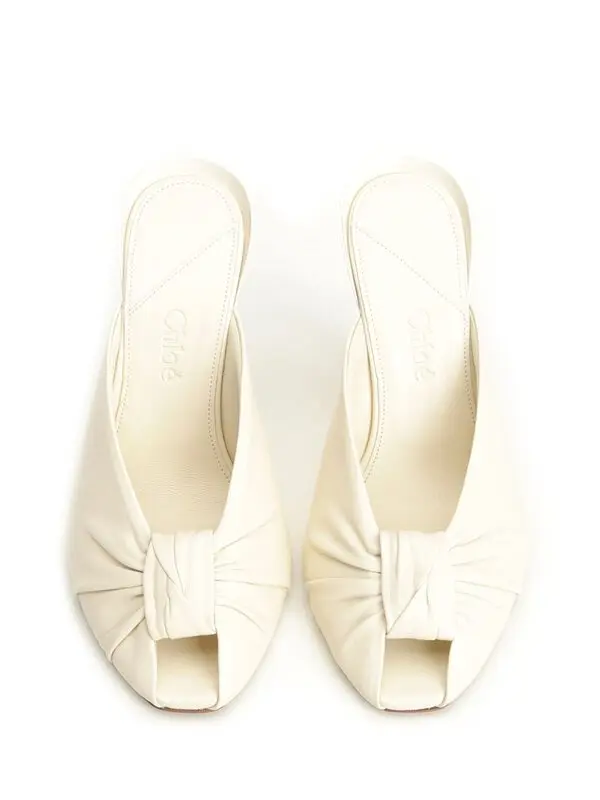 Chloé Suzie Heeled Sabot - White