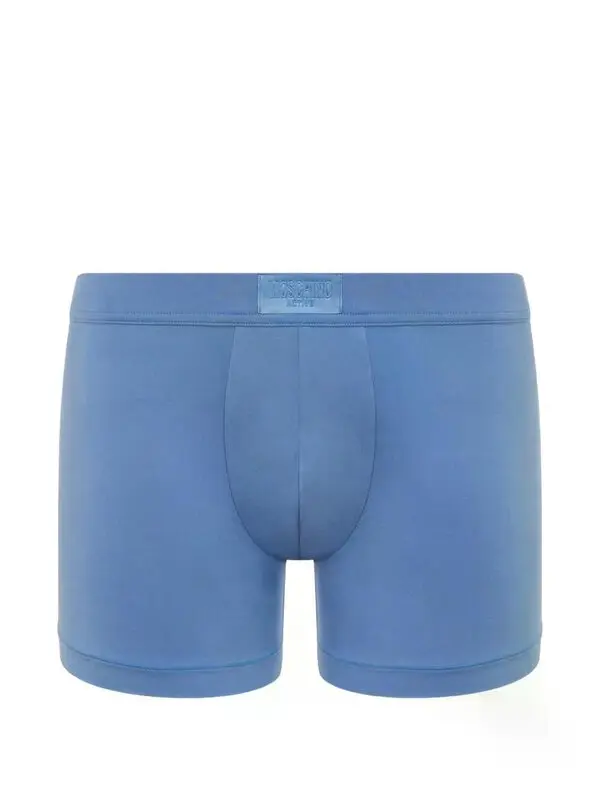 Moschino Logo-patch Boxers - Blue