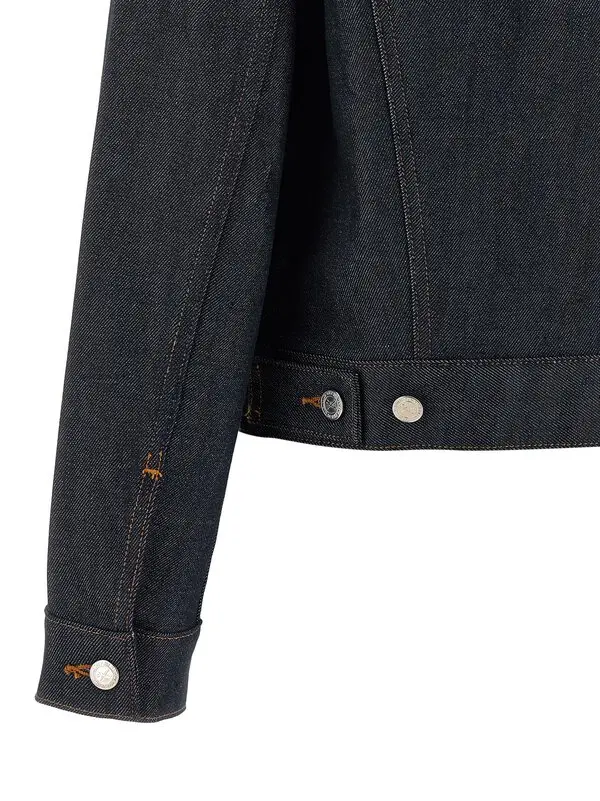 A.p.c. Dion' Japanese Raw Denim Jacket - Blue