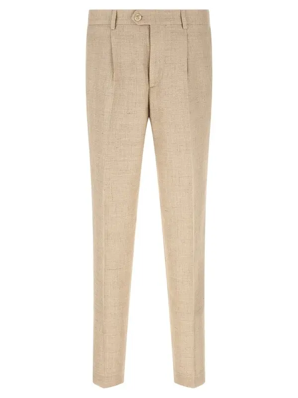 Brunello Cucinelli Hopsack Dress - Cream
