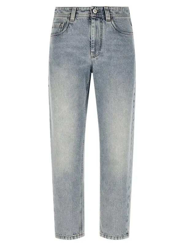 Brunello Cucinelli Baggy Tapered Authentic Jeans