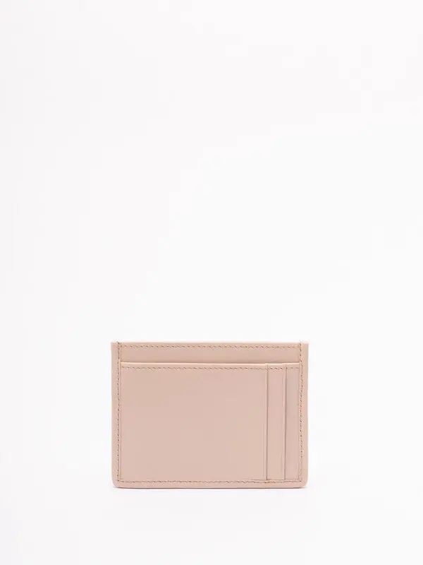 Miu Miu Matelassé Leather Card Holder - Multicolor