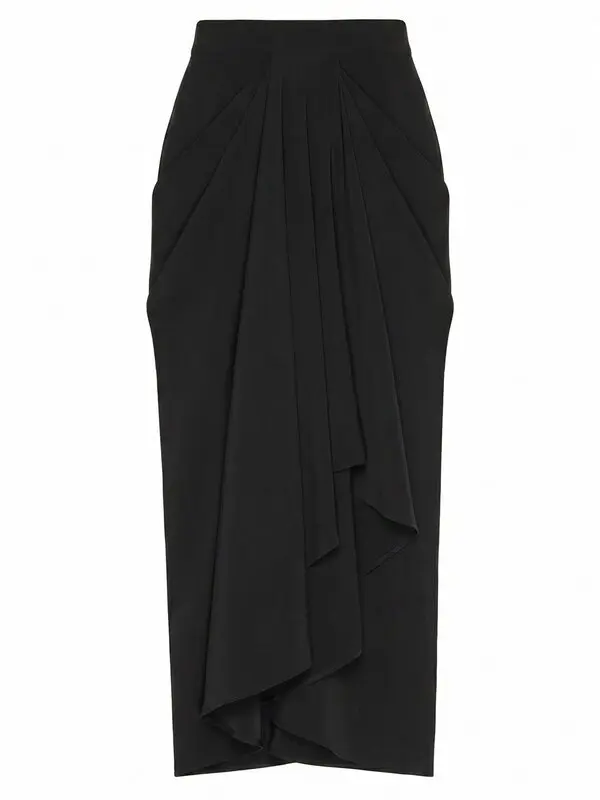 Givenchy Draped Midi Skirt - Multicolor