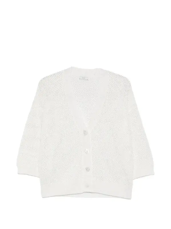 Peserico Fine Knit V-neck Cardigan