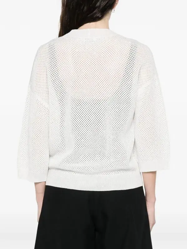 Peserico Fine Knit V-neck Cardigan