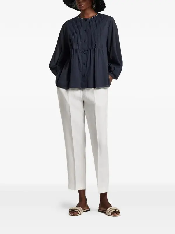 Peserico Cotton Pleated T-shirt