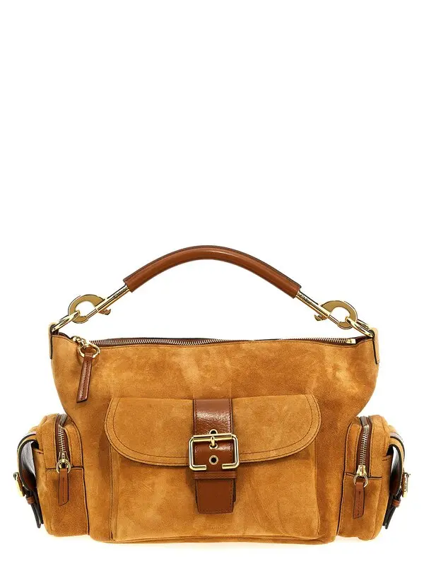Chloé Suede Camera Bag Shoulder Bag - Brown