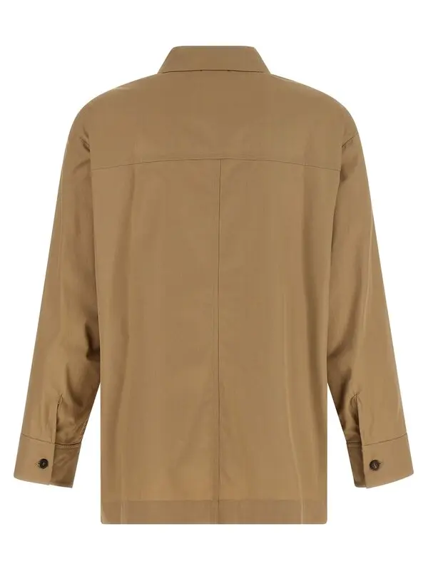 Max Mara S Mmmarianne' Cotton Poplin Shirt - Cream