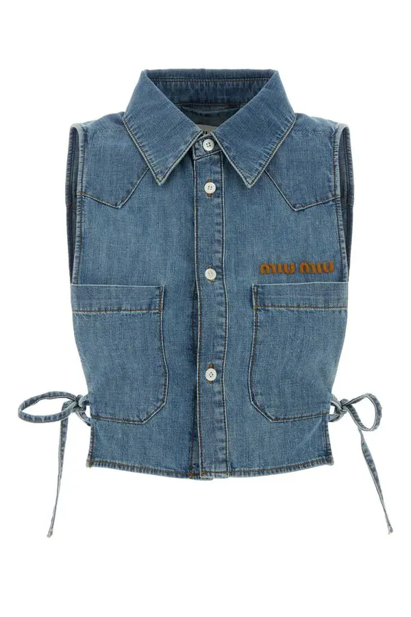 Miu Miu Denim Shirt - Blue