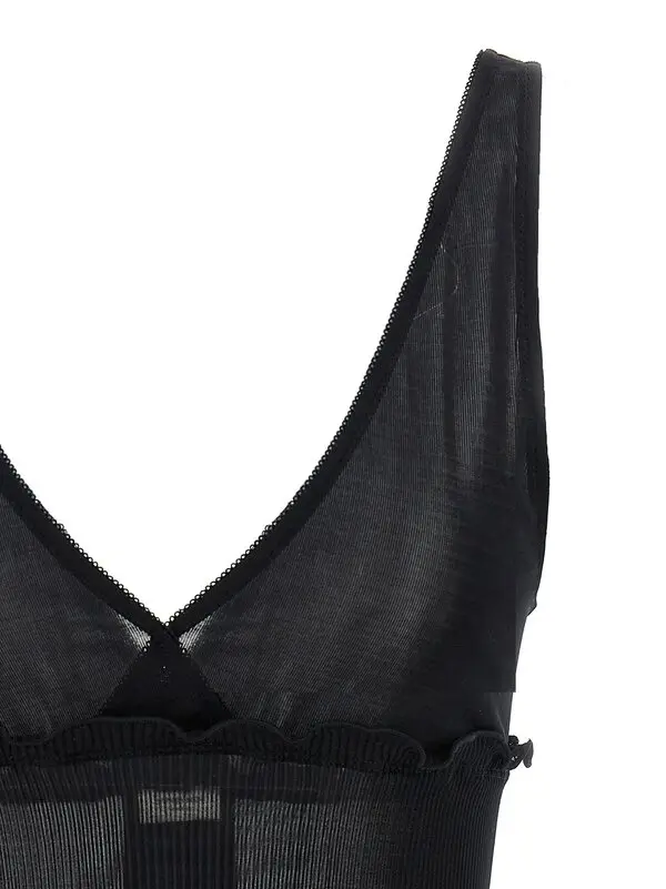 Saint Laurent Cassandre Top - Black