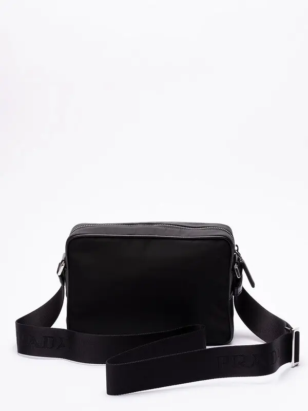 Prada Re-nylon And Saffiano Leather Shoulder Bag - Multicolor