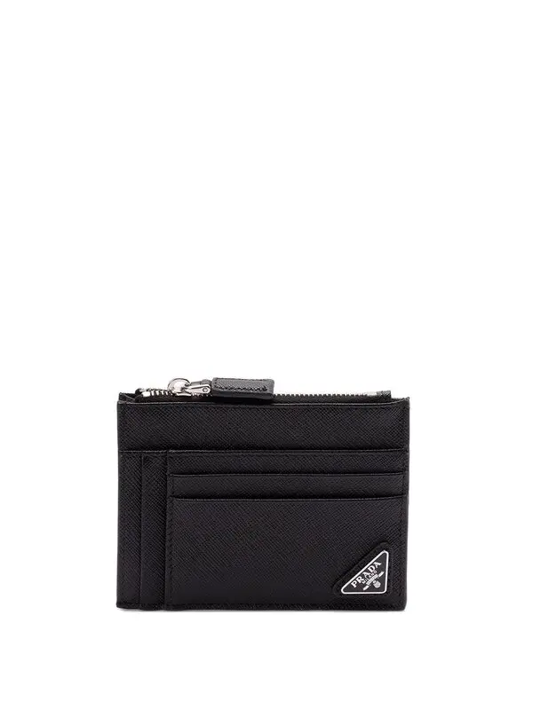 Prada Saffiano Leather Card Holder - Multicolor