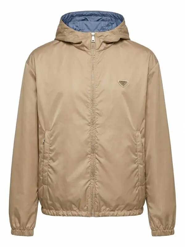 Prada Re-nylon Blouson Jacket With Hood