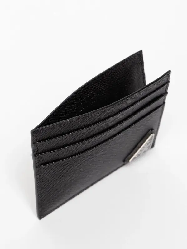 Prada Saffiano Leather Card Holder - Multicolor