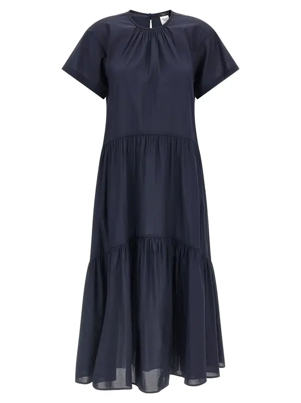 Max Mara Wkdalloro Technical Cotton Canvas Dress