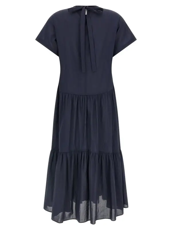 Max Mara Wkdalloro Technical Cotton Canvas Dress