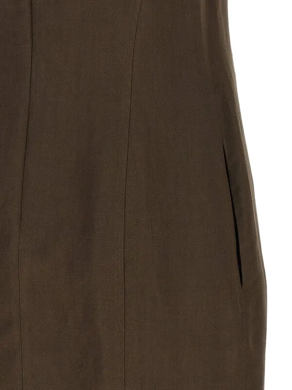 Brunello Cucinelli T-shirt Dress With Monile Trim
