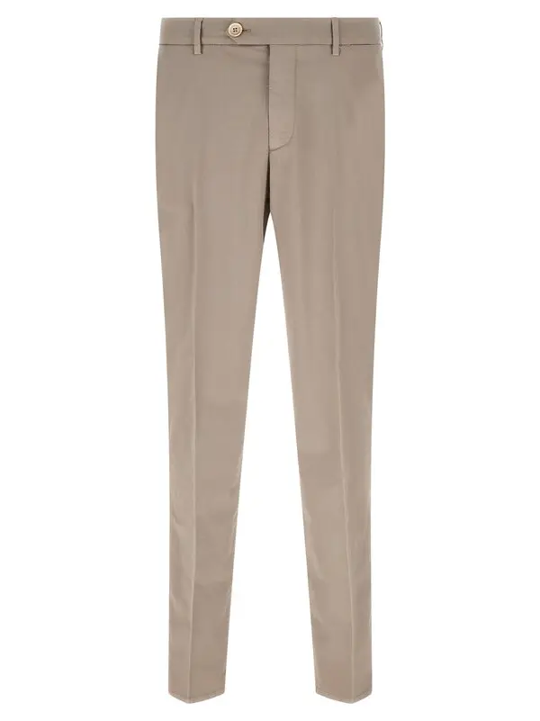 Brunello Cucinelli American Pima Cotton Gabardine Trousers