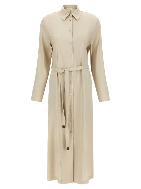 Max Mara Mxpnordica' Dress - Cream