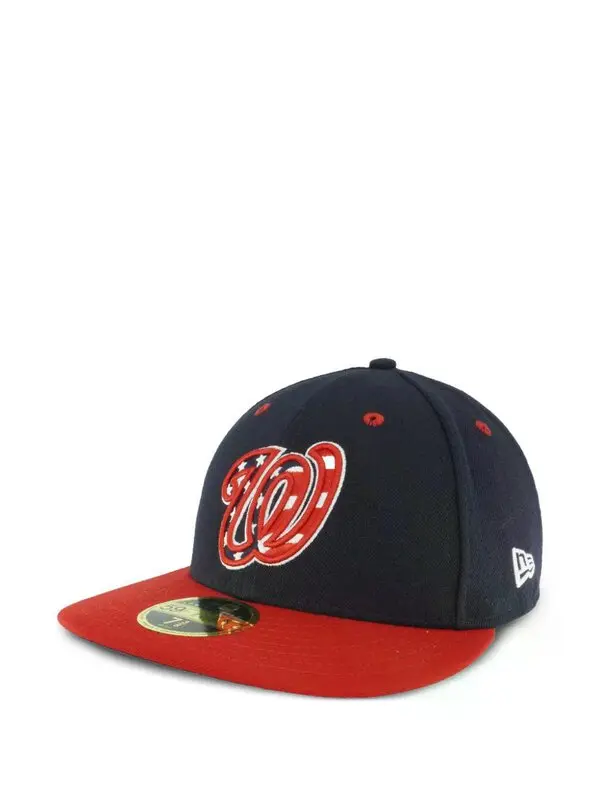 New Era Washington Nationals Low Profile Authentic Fitted Cap - Blue