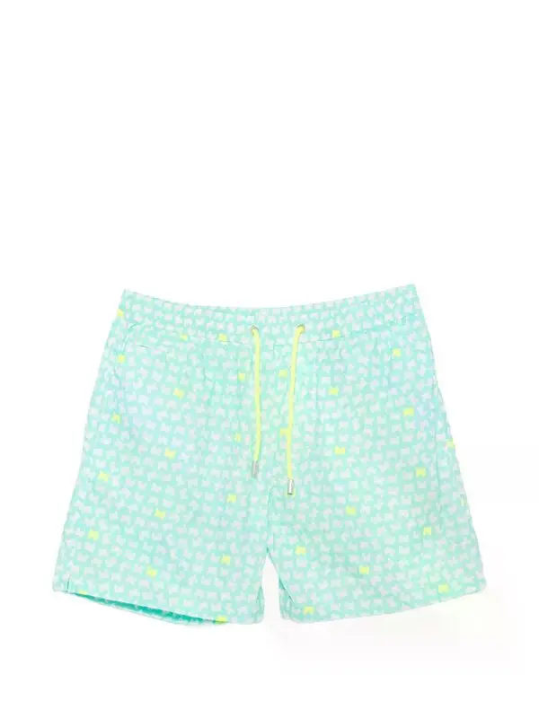 MC2 SAINT BARTH Lighting Crab Print Swim Shorts