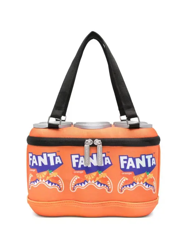 SPRAYGROUND X Fanta Logo-print Bag - Orange