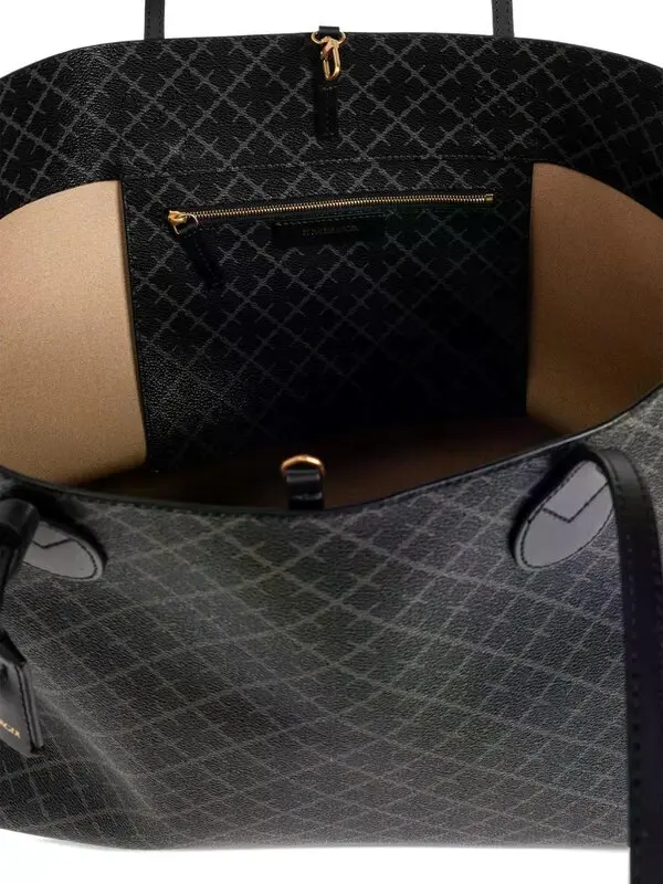 BY MALENE BIRGER Abi Monogram Tote Bag - Black