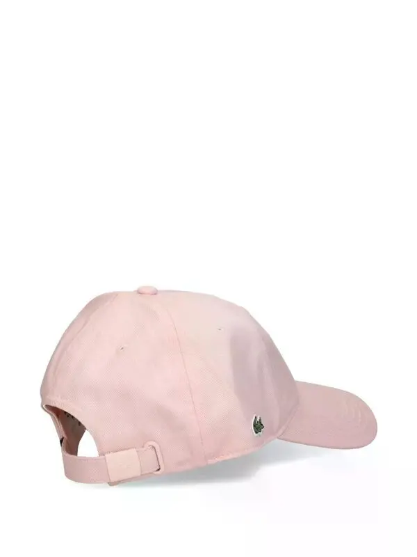 Lacoste Baseball Cap With Embroidered Logo - Pink