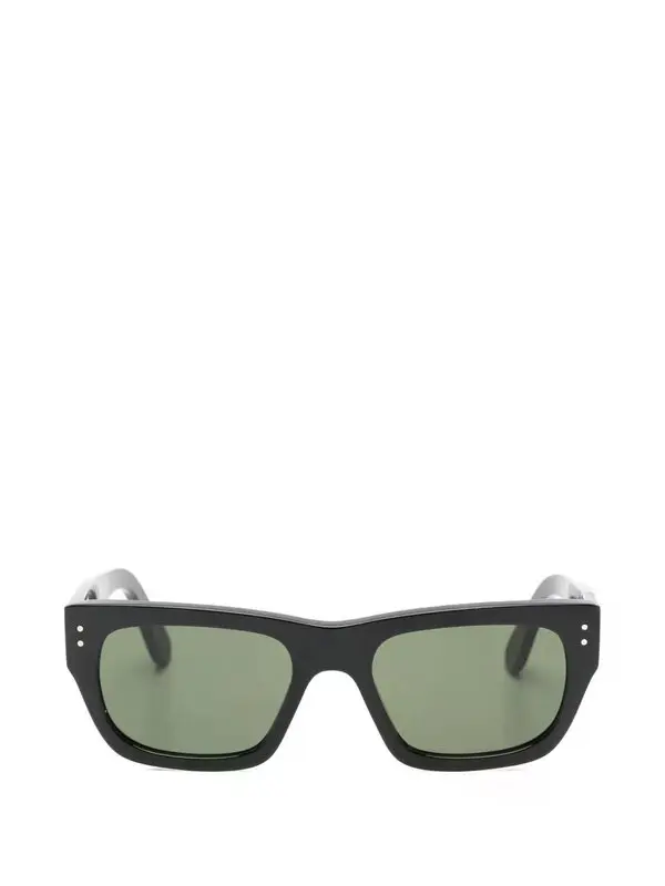 TOTEME Rectangle-frame Sunglasses - Black