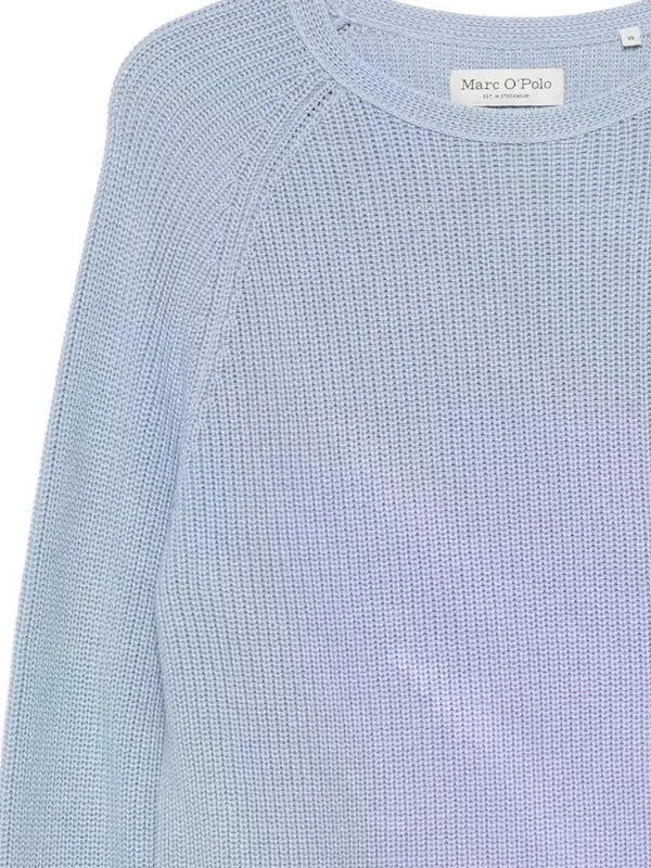 Marc O'polo Ribbed Knit Raglan Sleeve Crew Neck Sweater