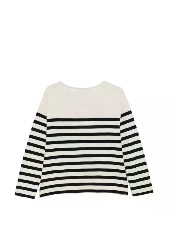 Marc O'polo Striped Long-sleeve Sweater - Neutrals