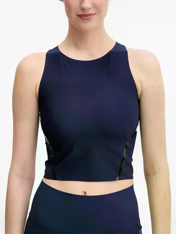 CASALL Sculpture Cropped Racerback Top