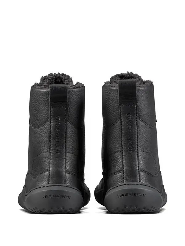VIVOBAREFOOT Gobi Grained-leather Lace-up Boots
