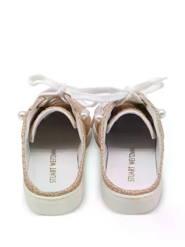 STUART WEITZMAN Goldie Embellished Mules