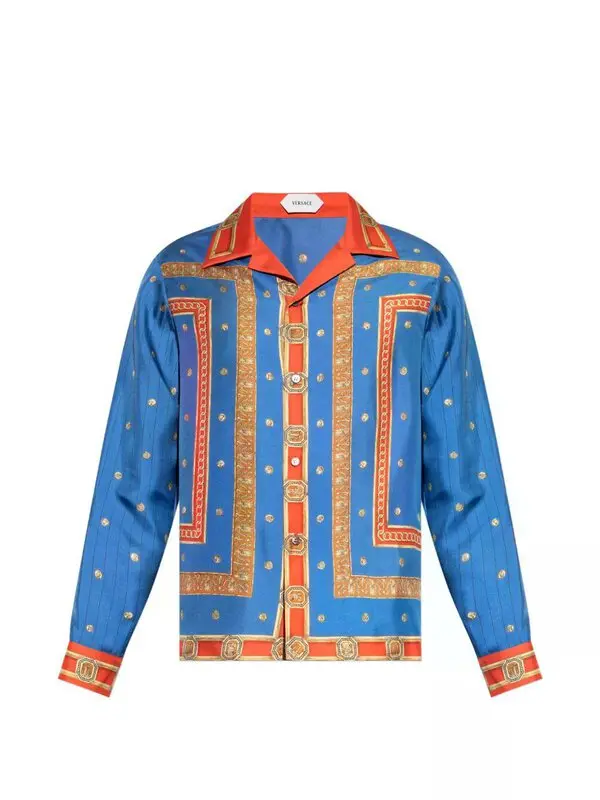 Versace Printed Silk Shirt