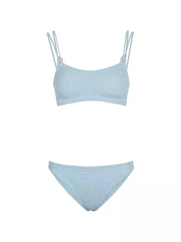 Hunza G Cassie Beaded Bikini - Blue