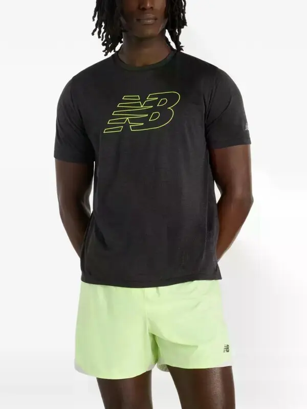 NEW BALANCE Performance T-shirt With Perforated Texture