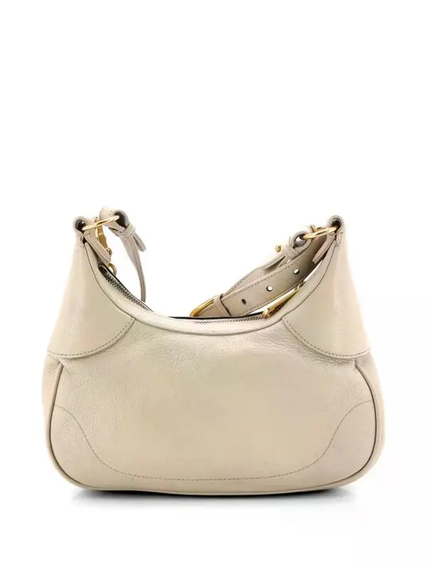 Gucci Aphrodite Small Leather Hobo Bag - Neutrals