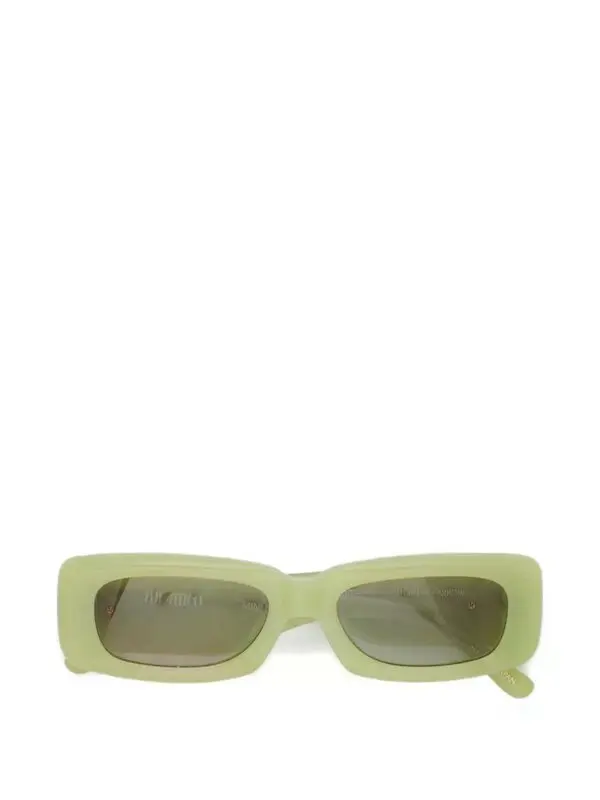 Attico X Linda Farrow Mini Marfa Sunglasses - Green