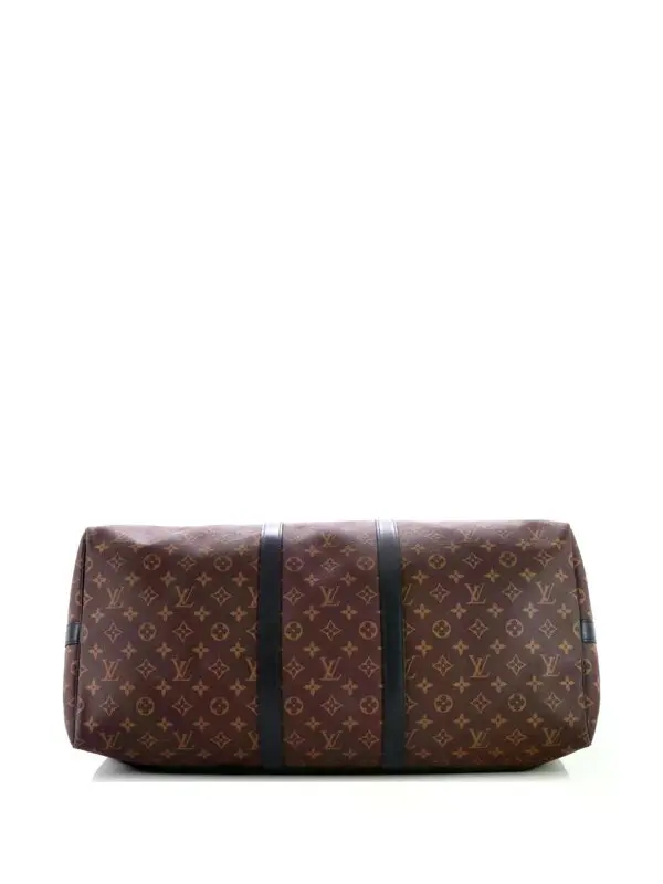 LOUIS VUITTON Keepall Bandouliere 55 Travel Bag - Brown