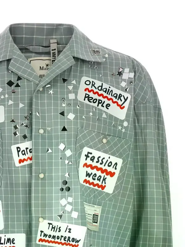 Mihara Yasuhiro Checked Shirt