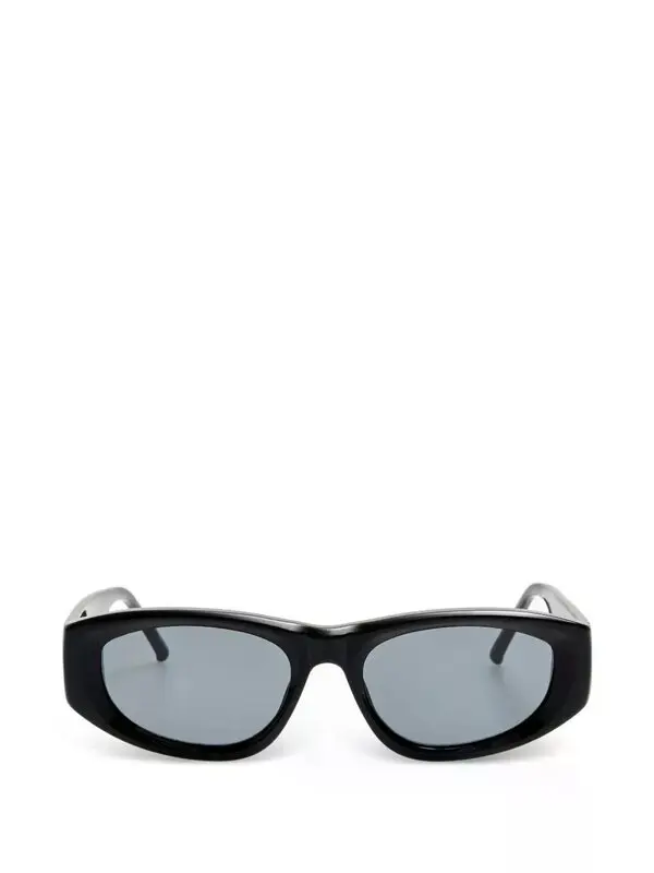 Attico X Linda Farrow Maya D-frame Sunglasses - Black