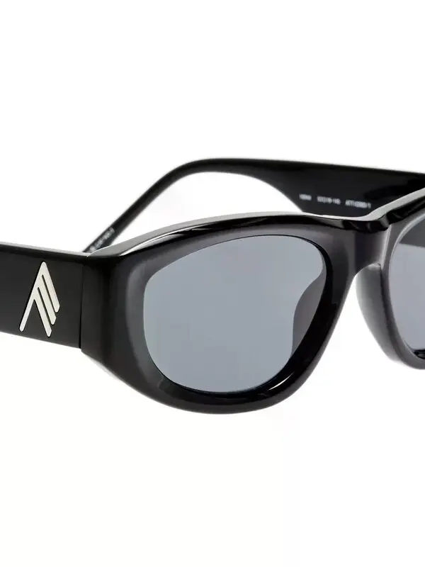 Attico X Linda Farrow Maya D-frame Sunglasses - Black