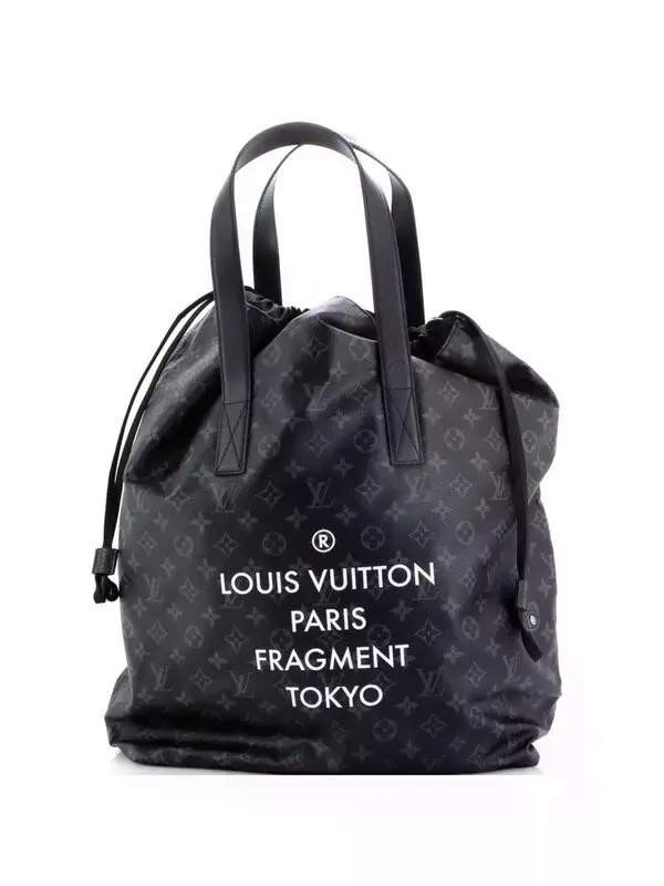 LOUIS VUITTON Monogram Eclipse Canvas Cabas Light Drawstring Bag