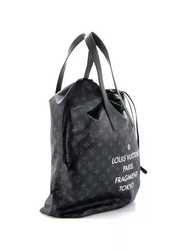 LOUIS VUITTON Monogram Eclipse Canvas Cabas Light Drawstring Bag