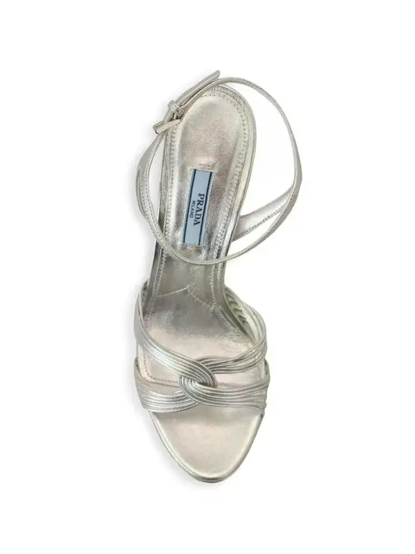 Prada Leather Strappy Sandals
