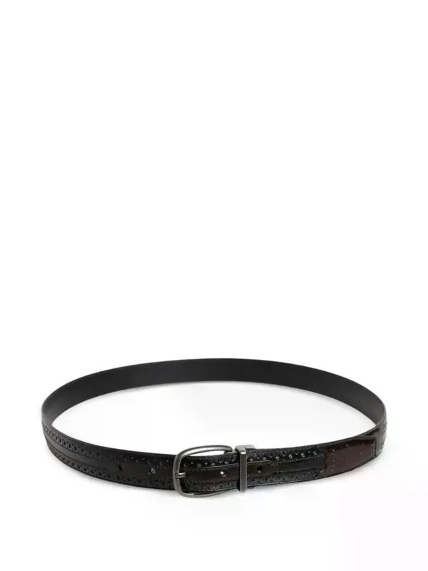 Dolce & Gabbana Brogue-detailed Leather Belt