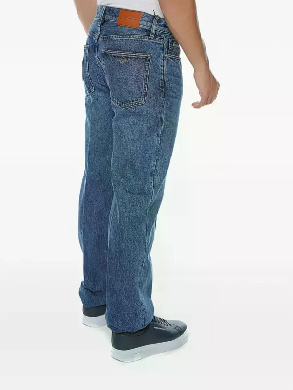 Emporio Armani Logo Plaque Jeans