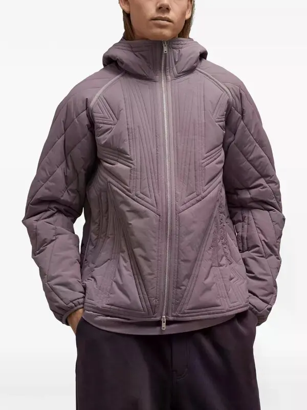 Y3 Quilted Hooded Jacket