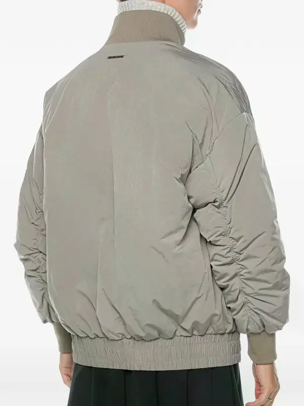 Armani Exchange Ruched Sleeve Blouson Jacket